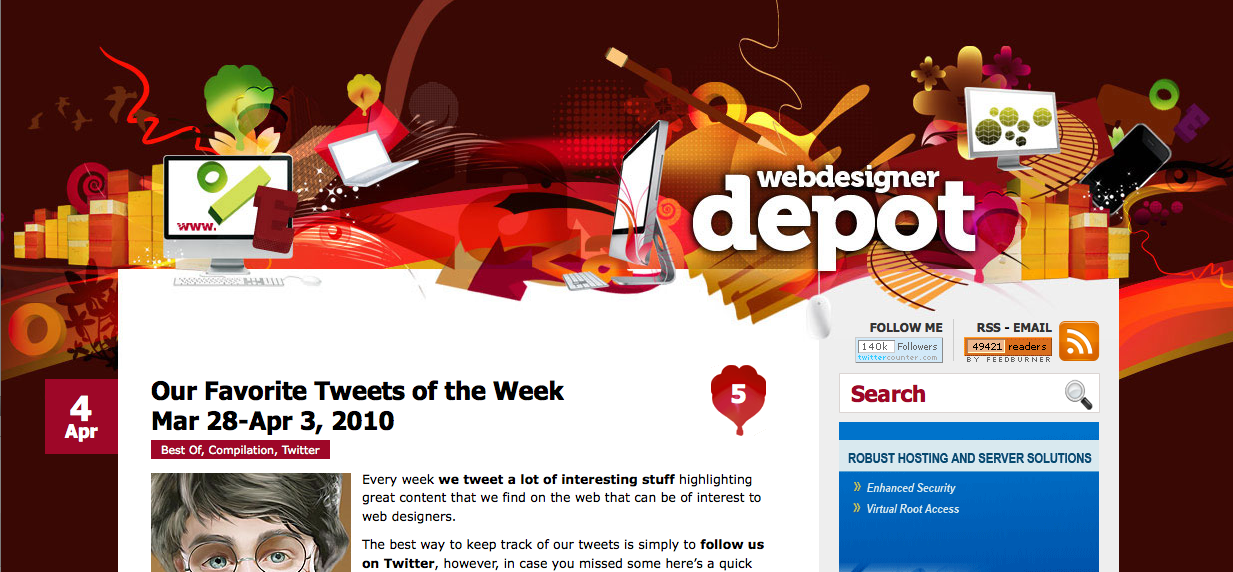 Inspiration:10 Examples of Beautiful and Interesting Web Design ...